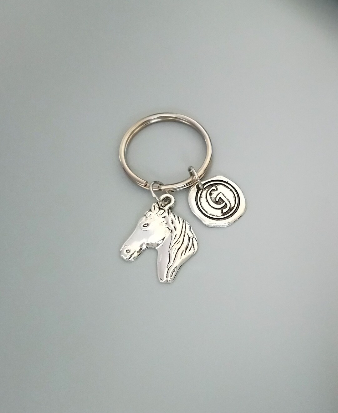 Personalized Horse Head Key Ring, Horse Lover Gift, Gifts for Her K28 ...