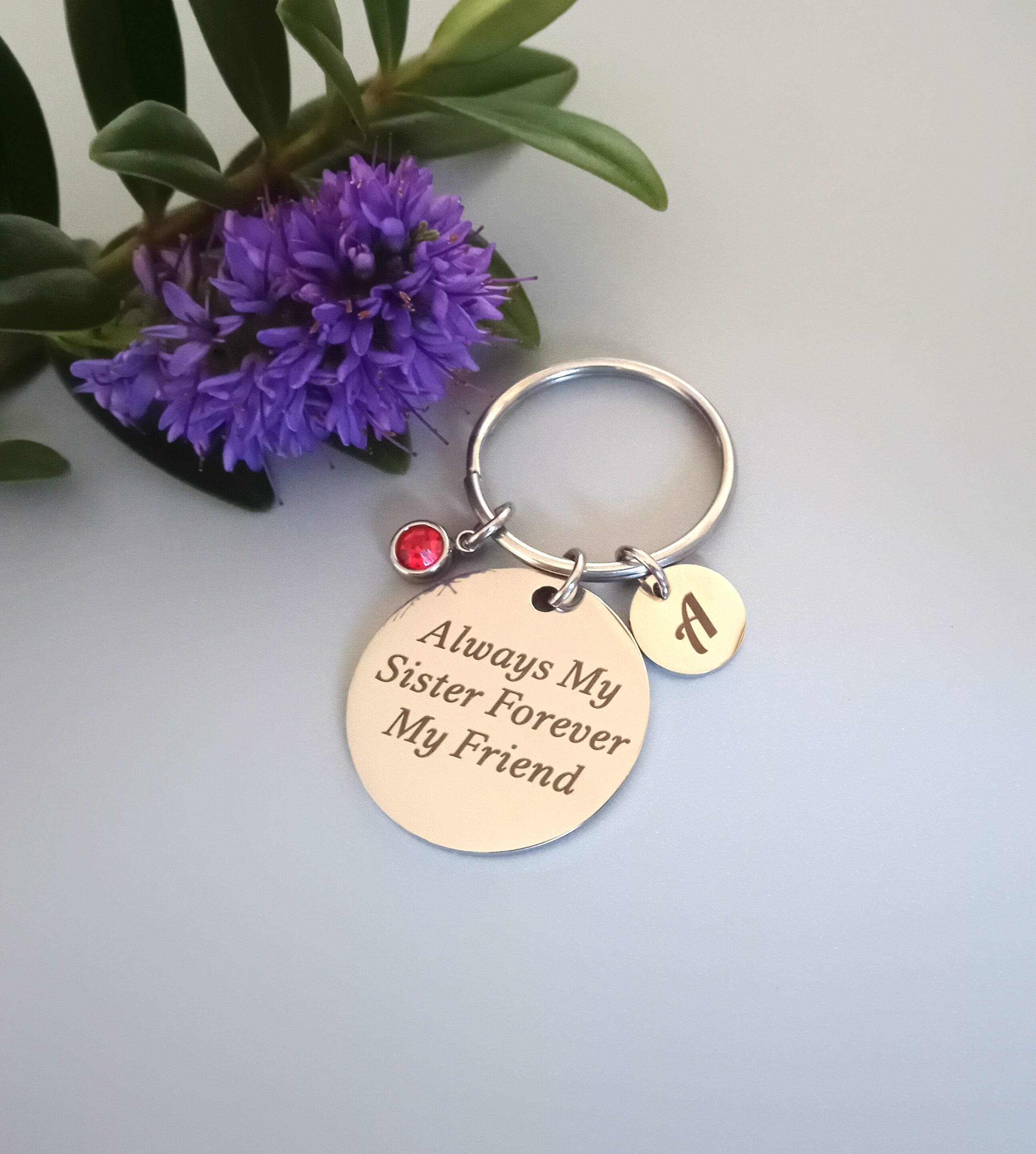 Always My SISTER Key Ring Best Friend Gifts Forever My | Etsy