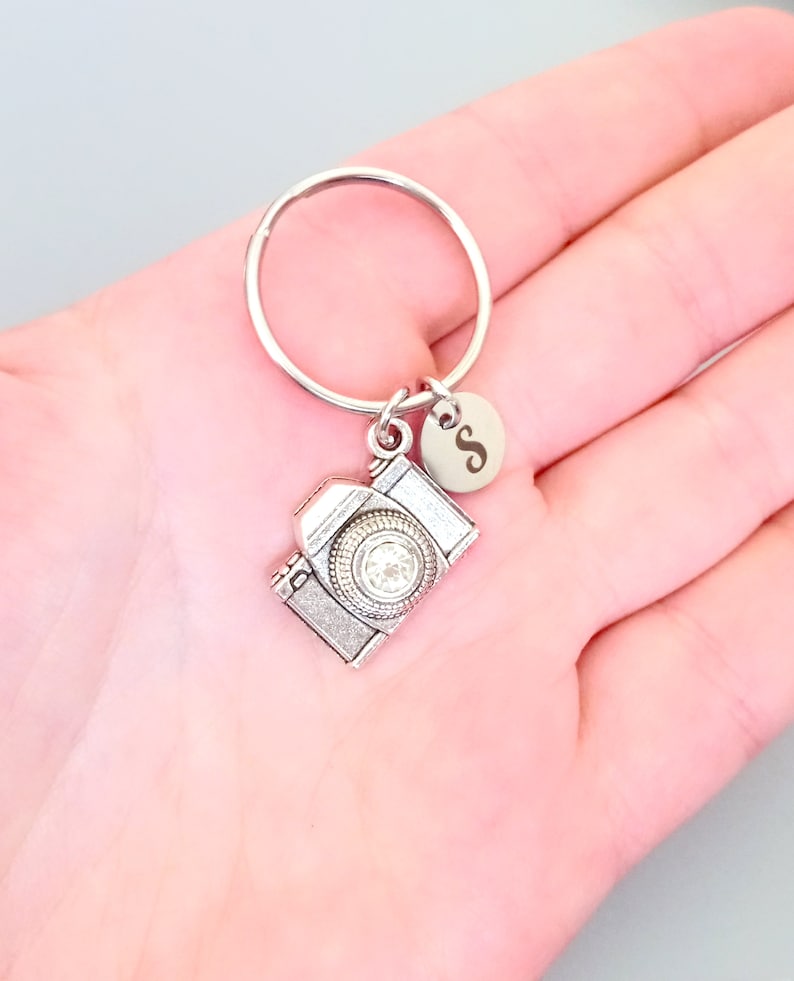 Personalized Camera Keyring Photographer gift Gifts for him | Etsy