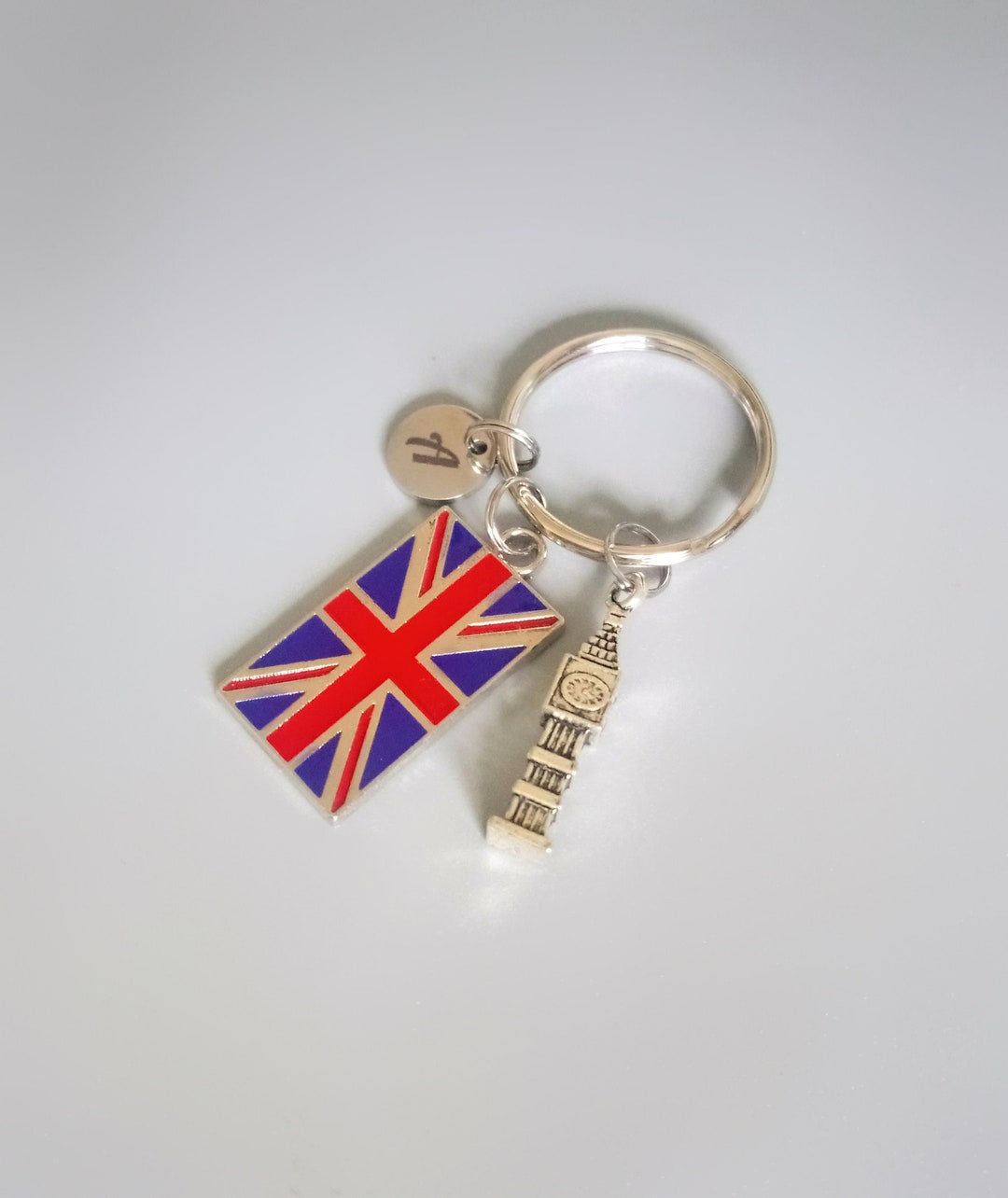 Big Ben Keychain: Personalized Union Jack Flag Travel Gift (K67) - Etsy