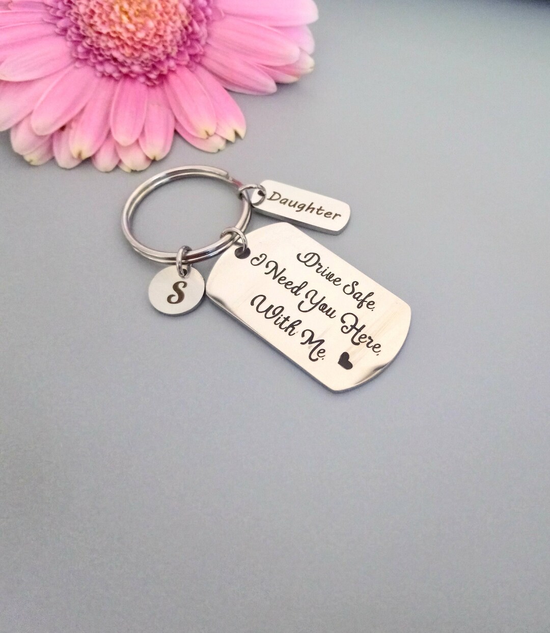 Drive Safe Keychain, DAUGHTER New Driver Gift, Graduation Gift for Her ...
