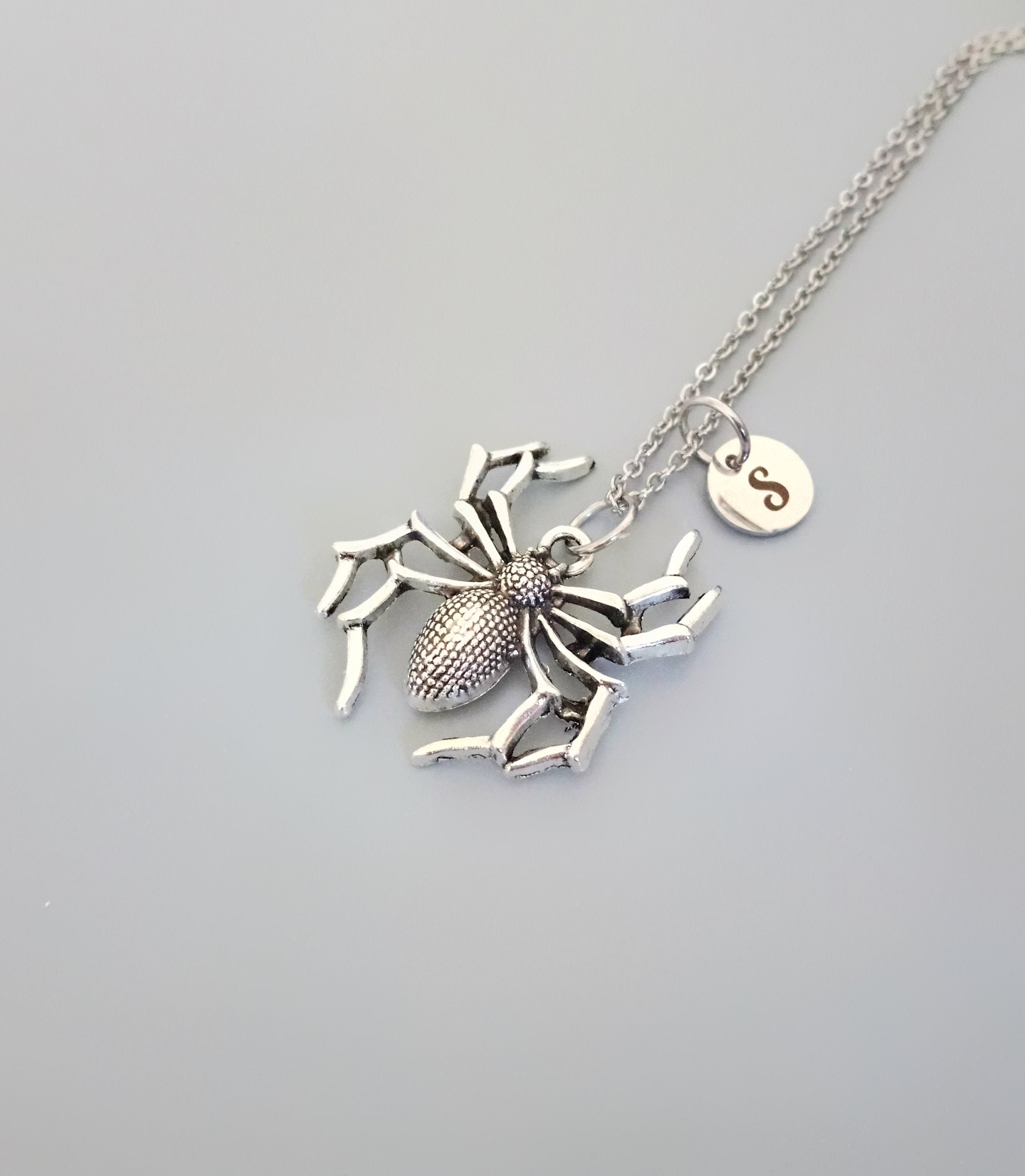 Spider Tarantula Charm Personalized Necklace K39 - Etsy