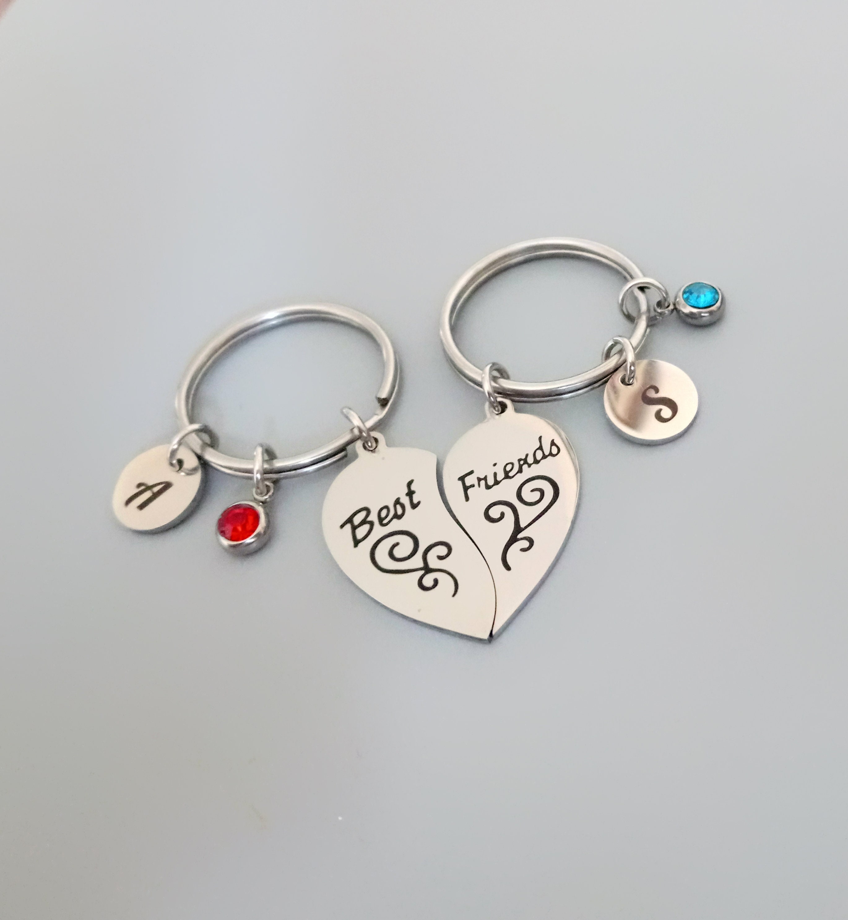 Best Friend Gifts Key Chain, Long Distance Friendship Gift, Mother ...