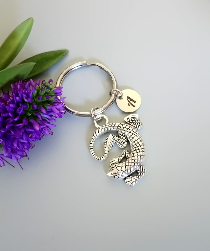 Personalized Lizard Key Chain Salamander Gecko Boyfriend Gift - Etsy UK