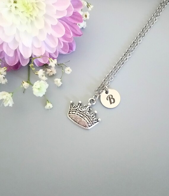 Princess Crown Necklace Crown Jewelry Personalized gift | Etsy
