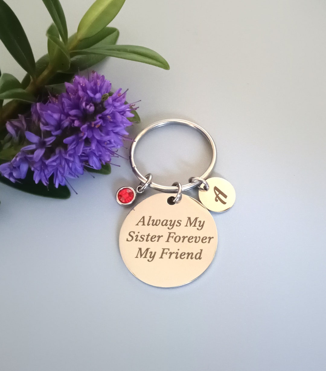Always My SISTER Key Ring, Best Friend Gifts, Forever My Friend ...