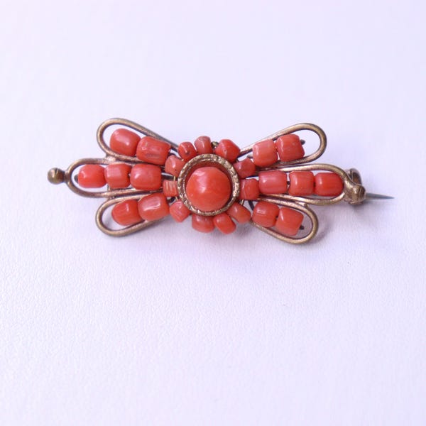 Coral Pin - Etsy