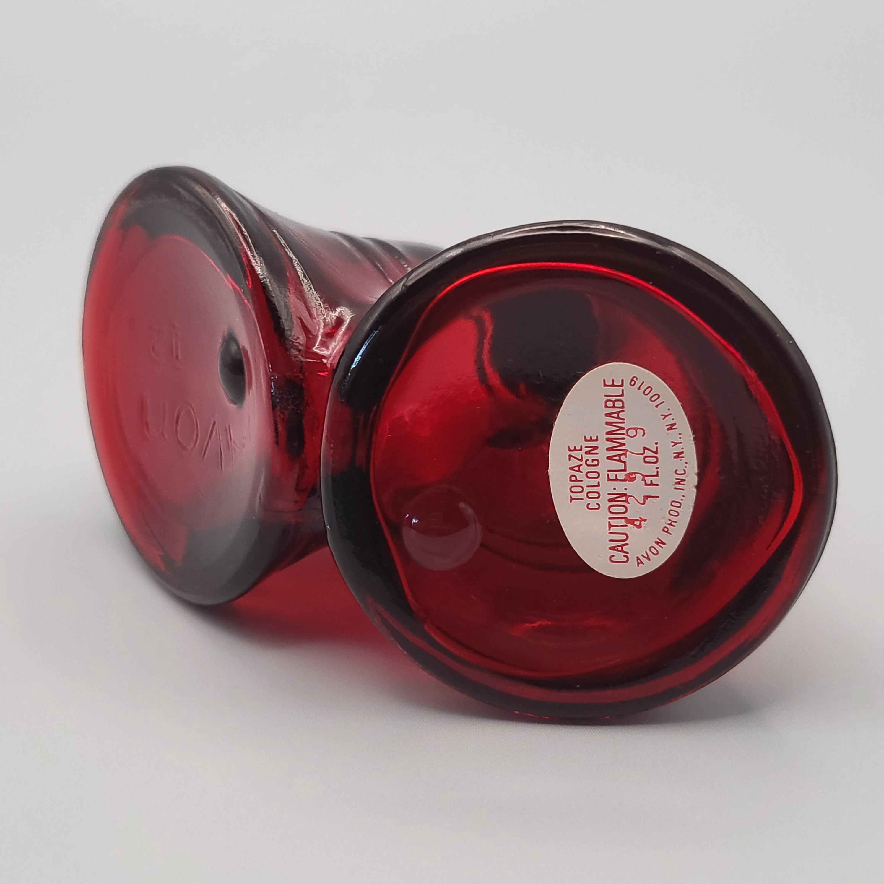 Vintage Avon Red Christmas Bells Cologne Bottle - Etsy