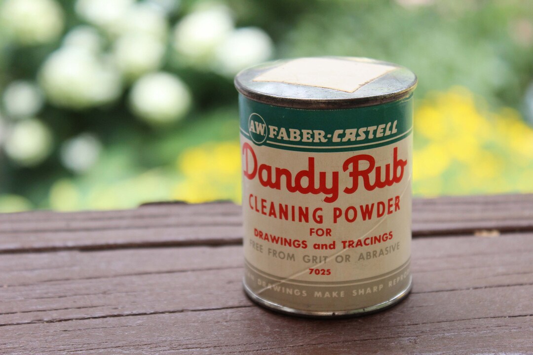 Vintage Dandy Rub Cleaning Powder 7025 by A.W. Faber-castell - Etsy
