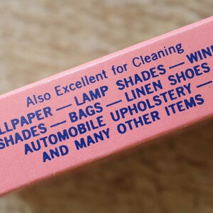 Vintage New NOS Lyons No Smear Dry Cleaning Pad, Drafting Dry Cleaning ...