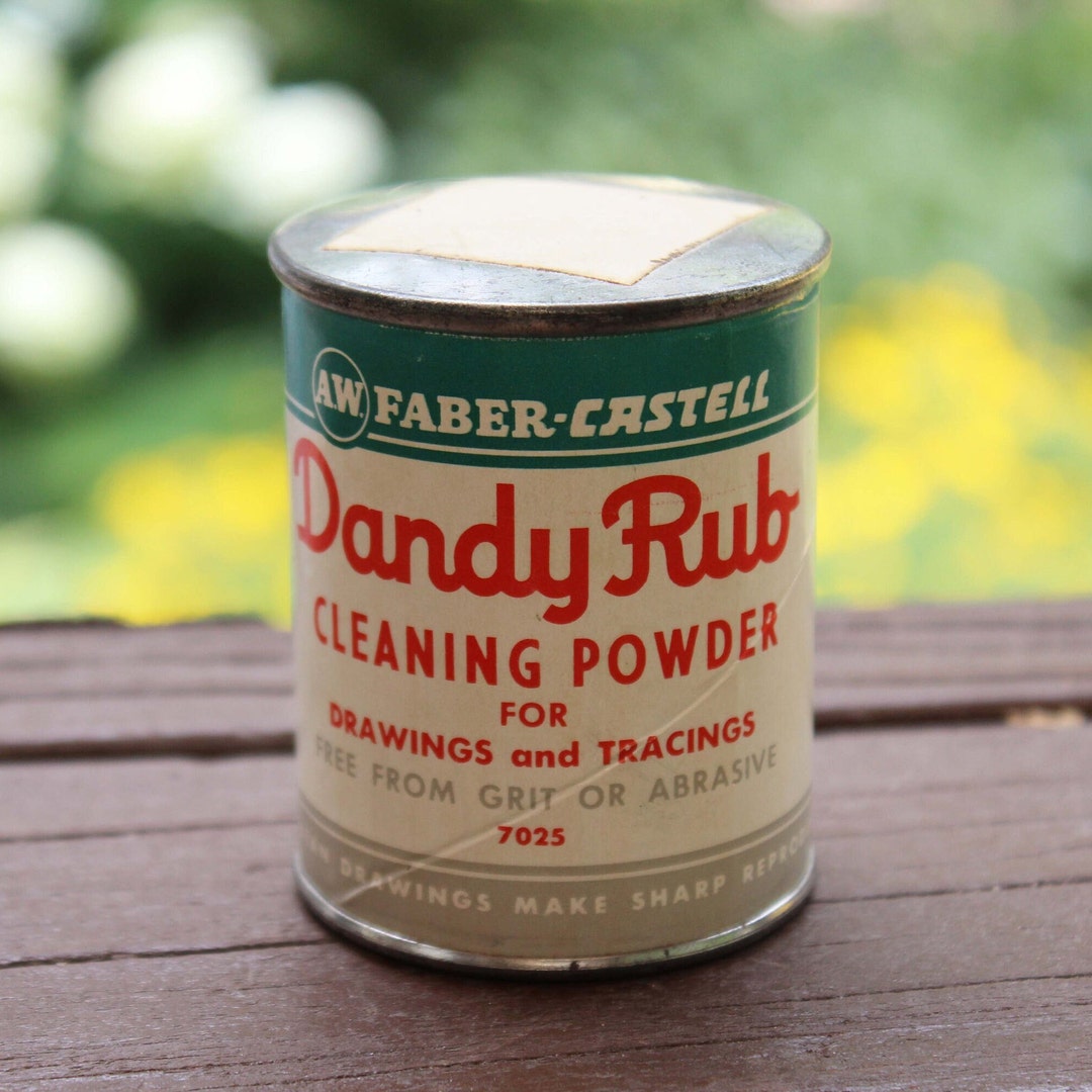 Vintage Dandy Rub Cleaning Powder 7025 by A.W. Faber-castell Pencil Co ...
