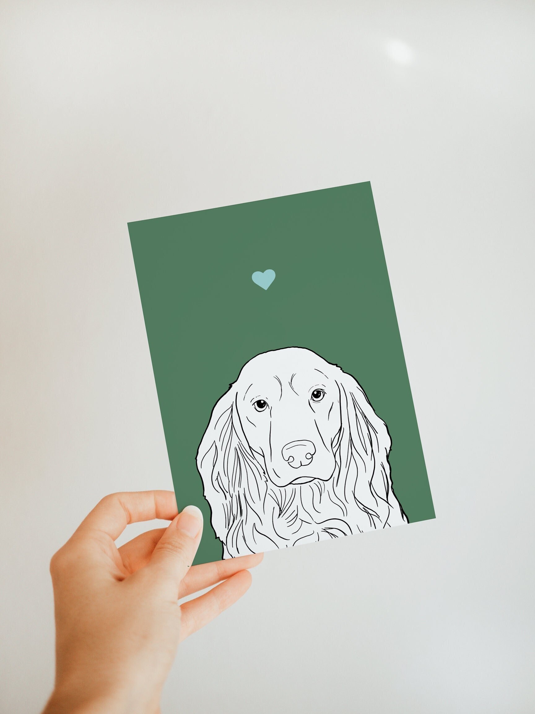 Cocker Spaniel A6 Card - Card for Dog Lovers - Blank Inside - Cute ...