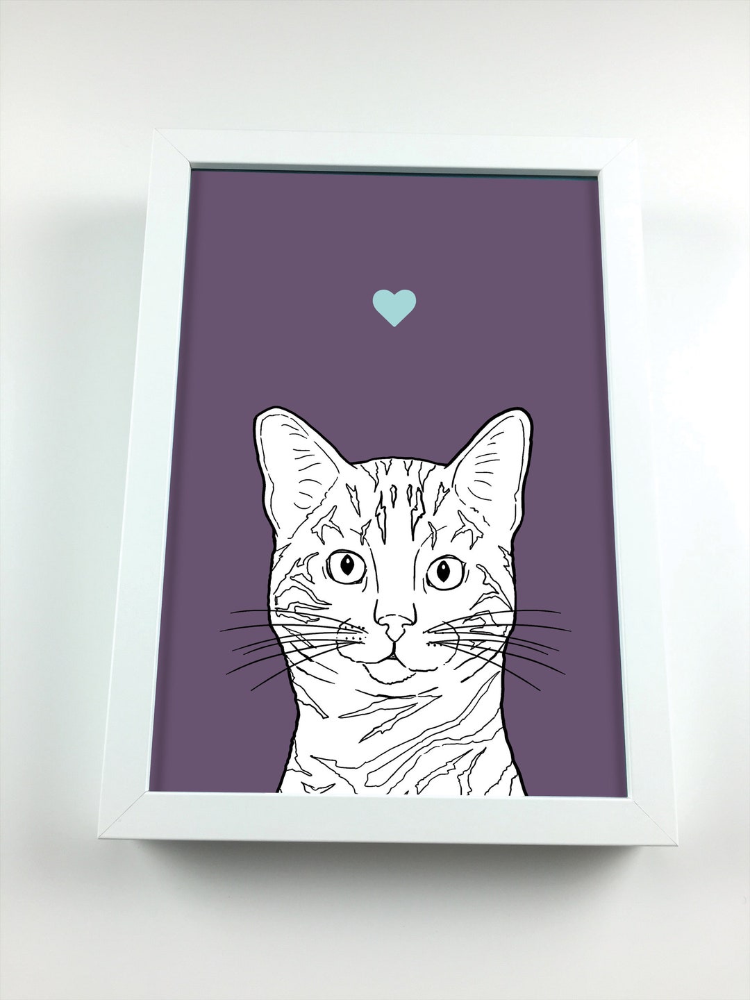 Bengal Cat A4 Print - Cat Illustration - Cat Print - Bengal - Cat Gift ...