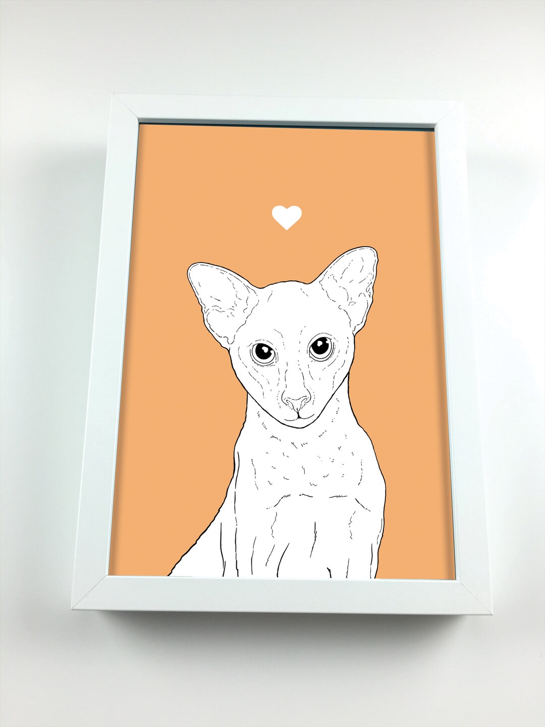 Oriental Cat A4 Print - Gift for Cat Lovers - Kitten - Kitty - Cat Art ...
