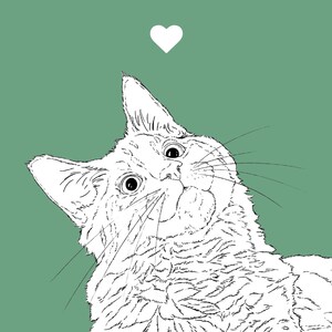 Kitty Cat A4 Print - Cat Gift - Gift for Cat Lovers - Kitten - Cat ...