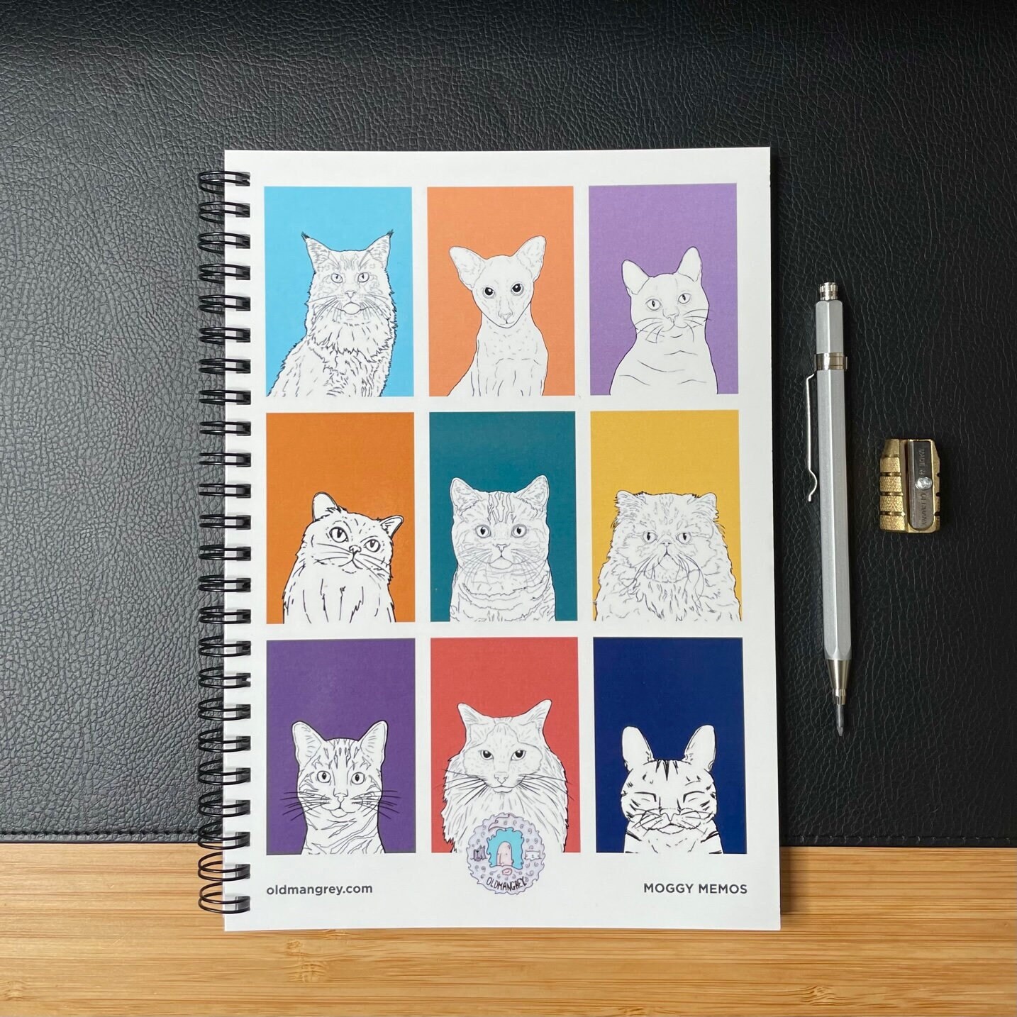 Cute Cat A5 Notebook 'moggy Memos' Gift for Cat - Etsy UK