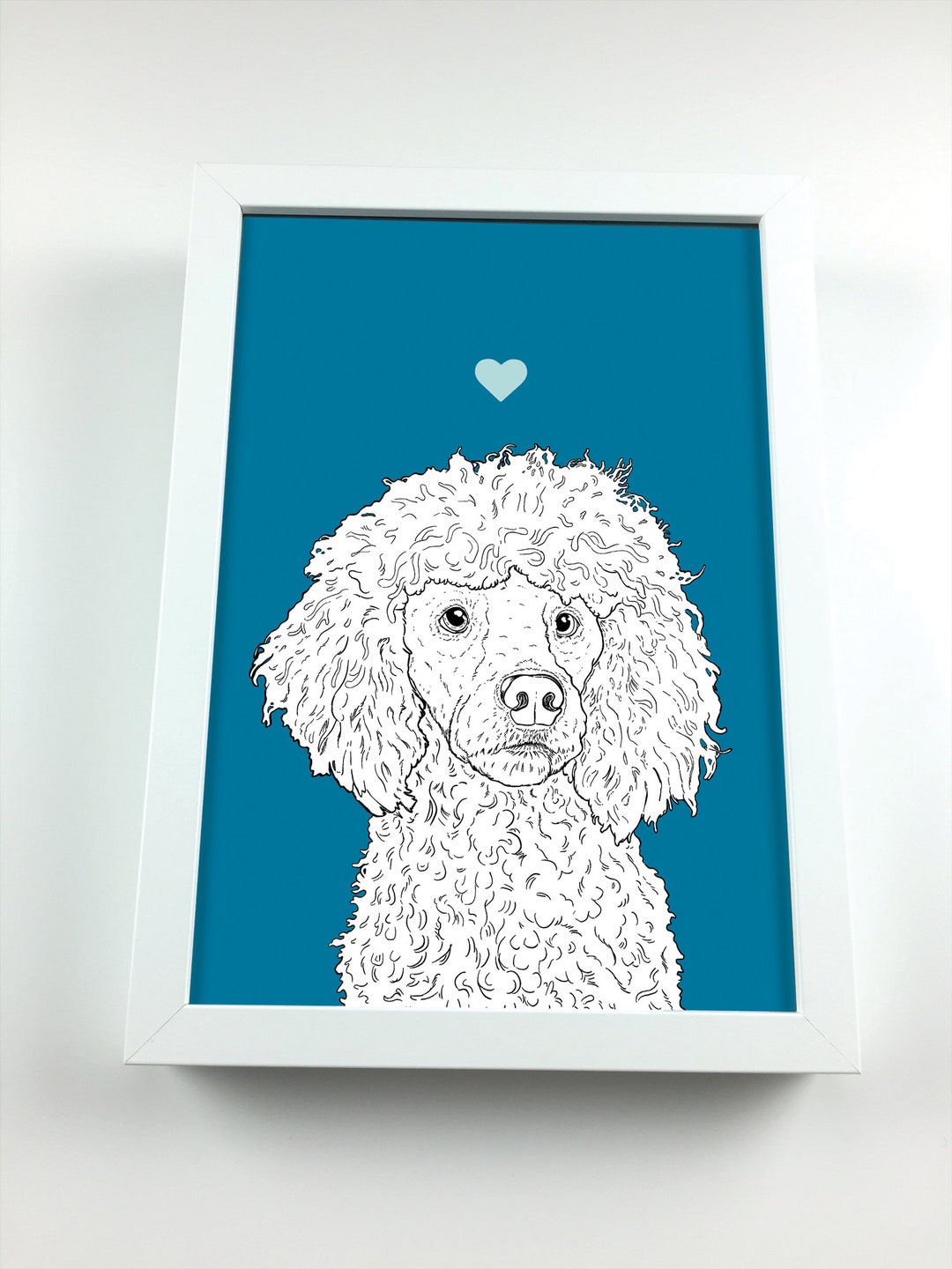 Poodle Dog A4 Print - Gift for Dog Lovers - Dog - Puppy - Print - Art ...