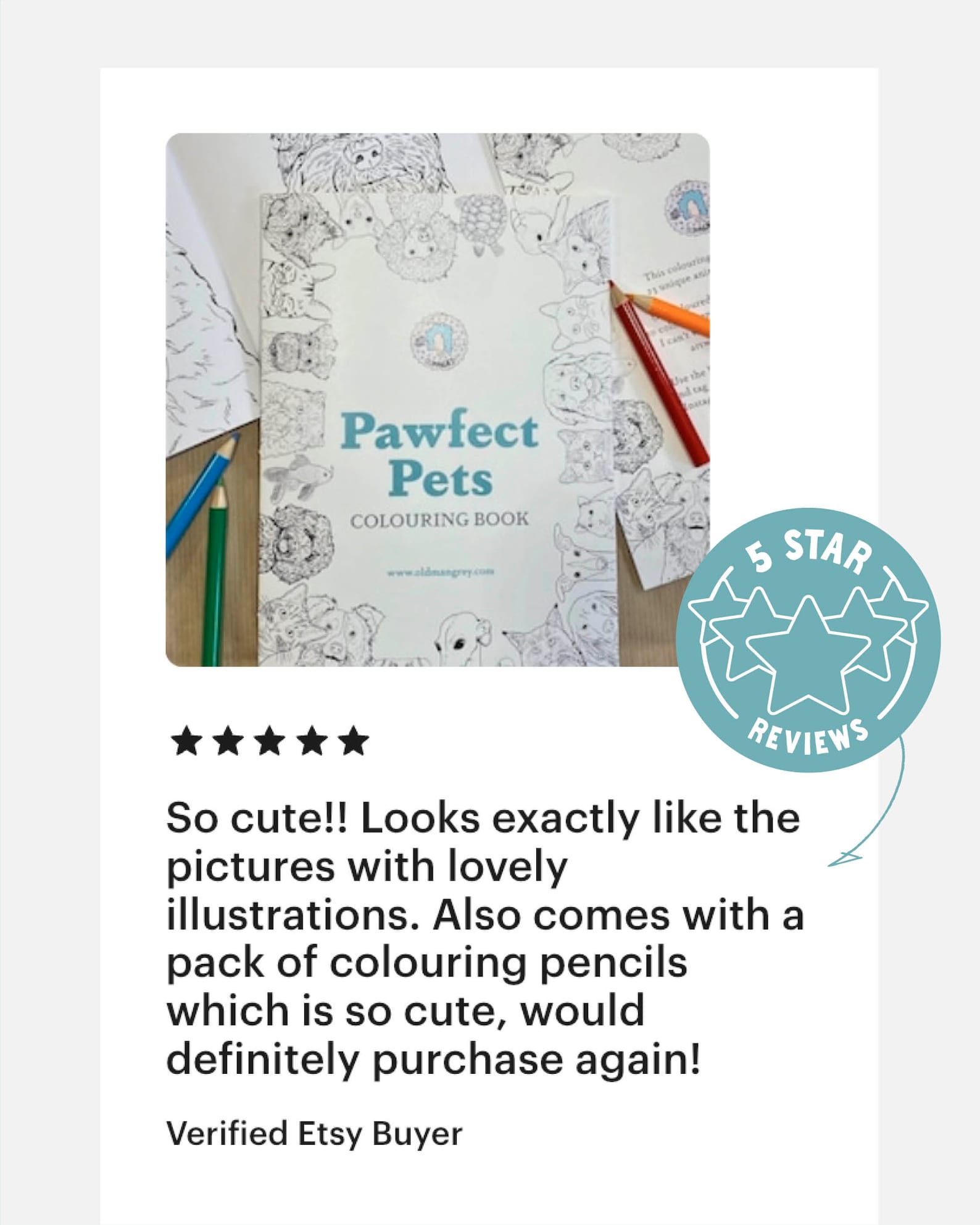 Pawfect Pets Animal Colouring / Activity Book and Pack of 6 Pencils ...
