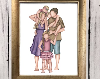 Family artwork | Etsy