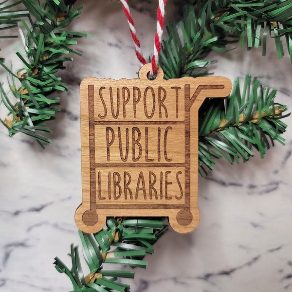 Library Button - Etsy