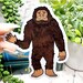 Bigfoot Sticker, Bigfoot Gifts, Bigfoot Hunting, Bigfoot Kayak Sticker ...