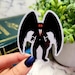 Business Moth Sticker, Cryptid Art, Cryptid Club, Cryptid Decor ...