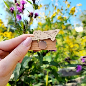Paper Airplane Magnet, Travel Magnet, Origami Magnet, Adventure Magnet ...