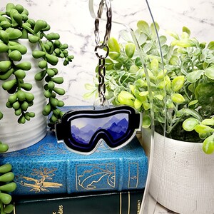 Snow Goggles Keychain, Ski Gifts, Ski Keychain, Skiing Keychain ...