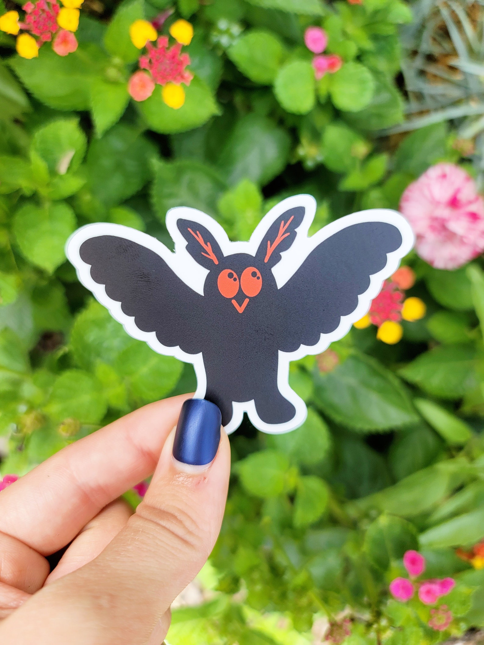 Mothman Sticker 3 Inch Sticker Mothman Gifts Mothman Art - Etsy UK