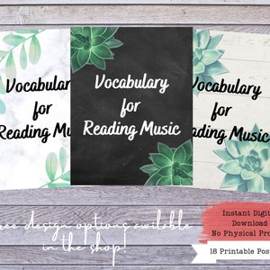 Music Room Art, Music Room Poster, Music Room Decor, Music Teacher ...