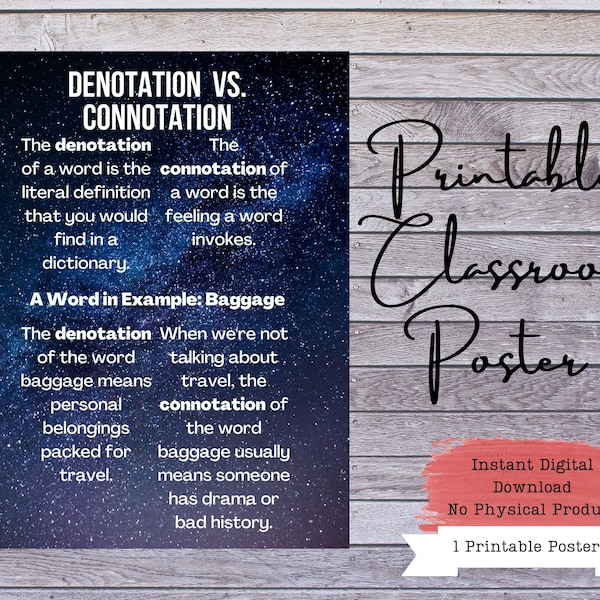 English Class Poster - Etsy