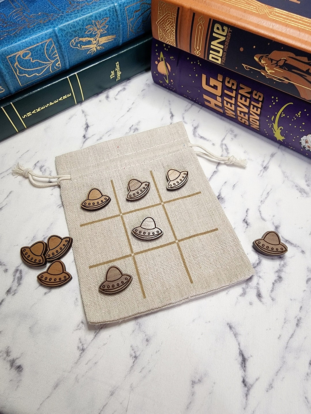 Tic Tac Toe Set, Tic-tac-toe Game, Travel Tic Tac Toe, Travel Board ...