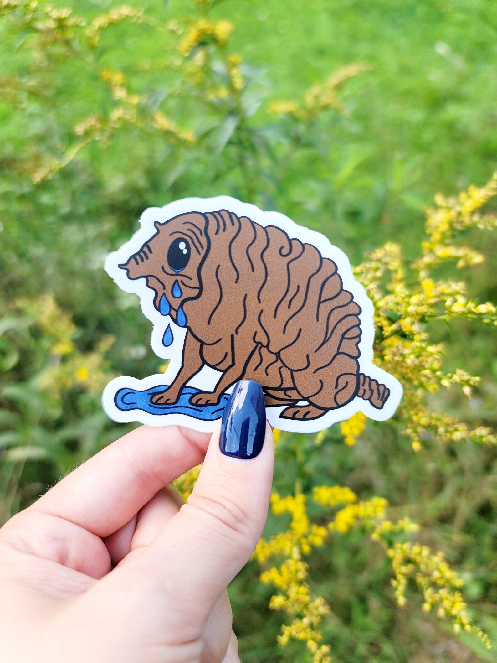 Squonk Cryptid Sticker Cryptid Art Cryptid Club Cryptid | Etsy