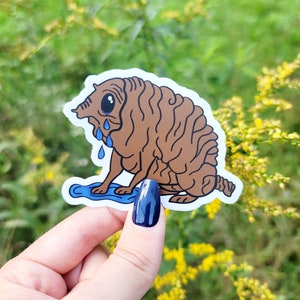 Squonk Cryptid Sticker, Cryptid Art, Cryptid Club, Cryptid Decor ...