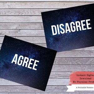Four Corners Activity Posters, 4 Corners Activity, Classroom Discussion ...
