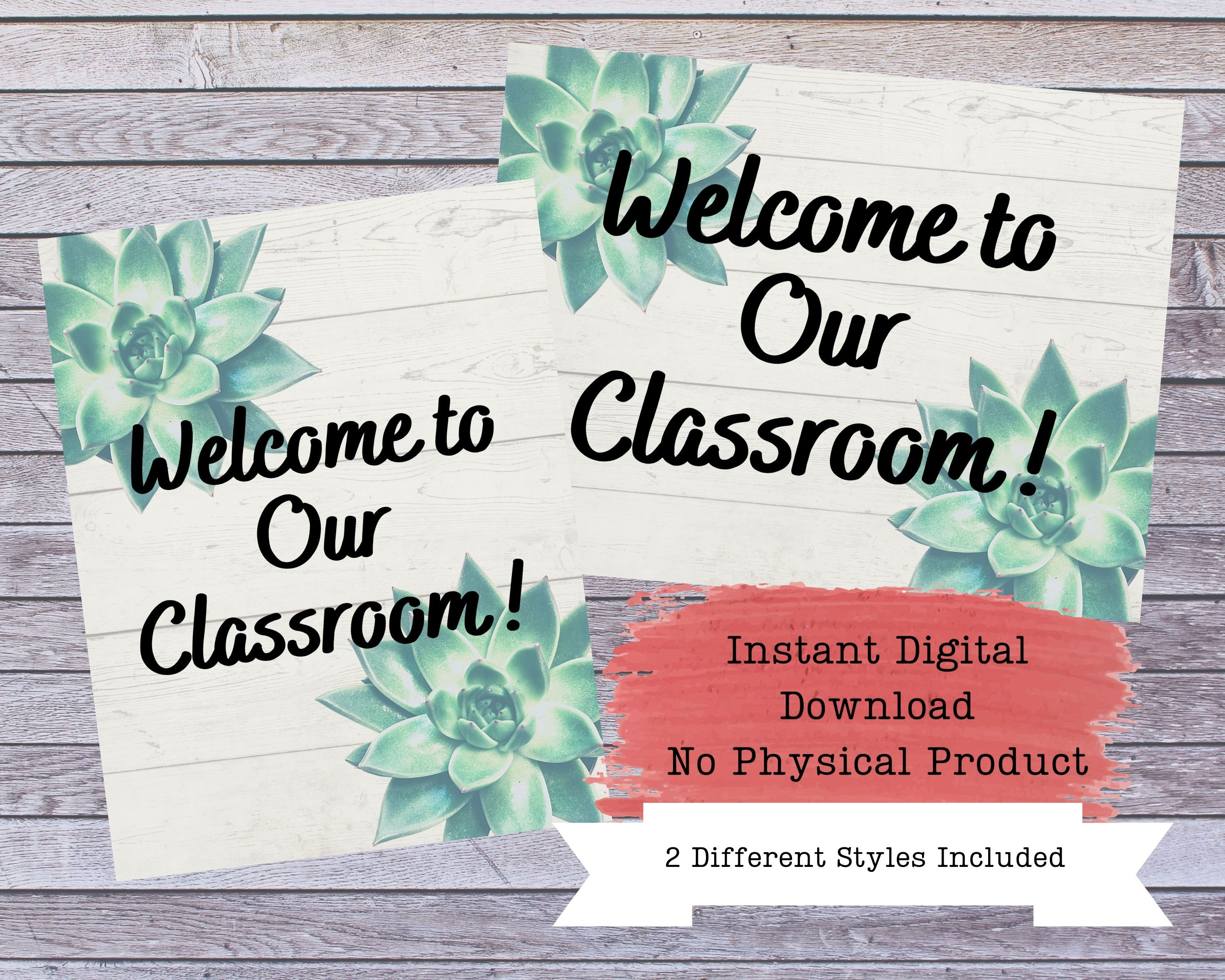 Welcome to Our Class, Classroom Printables, Classroom Download, Class ...