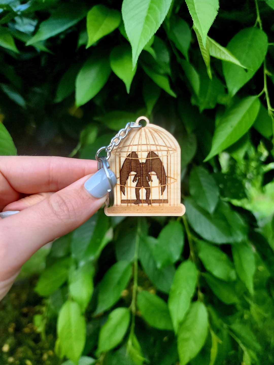 Mothman Keychain, Cryptid Keychain, Mothman Gifts, Cryptid Gift ...