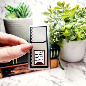 Archival Flip Top Box Clear Sticker, Archival Storage, Archivist ...