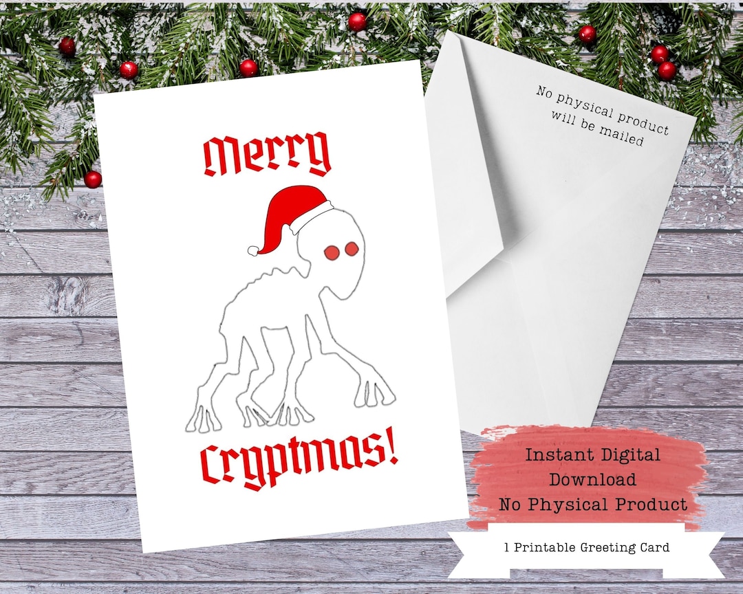 Dover Demon, Merry Cryptmas, Cryptid Christmas, Cryptid Hunter, Cryptid ...