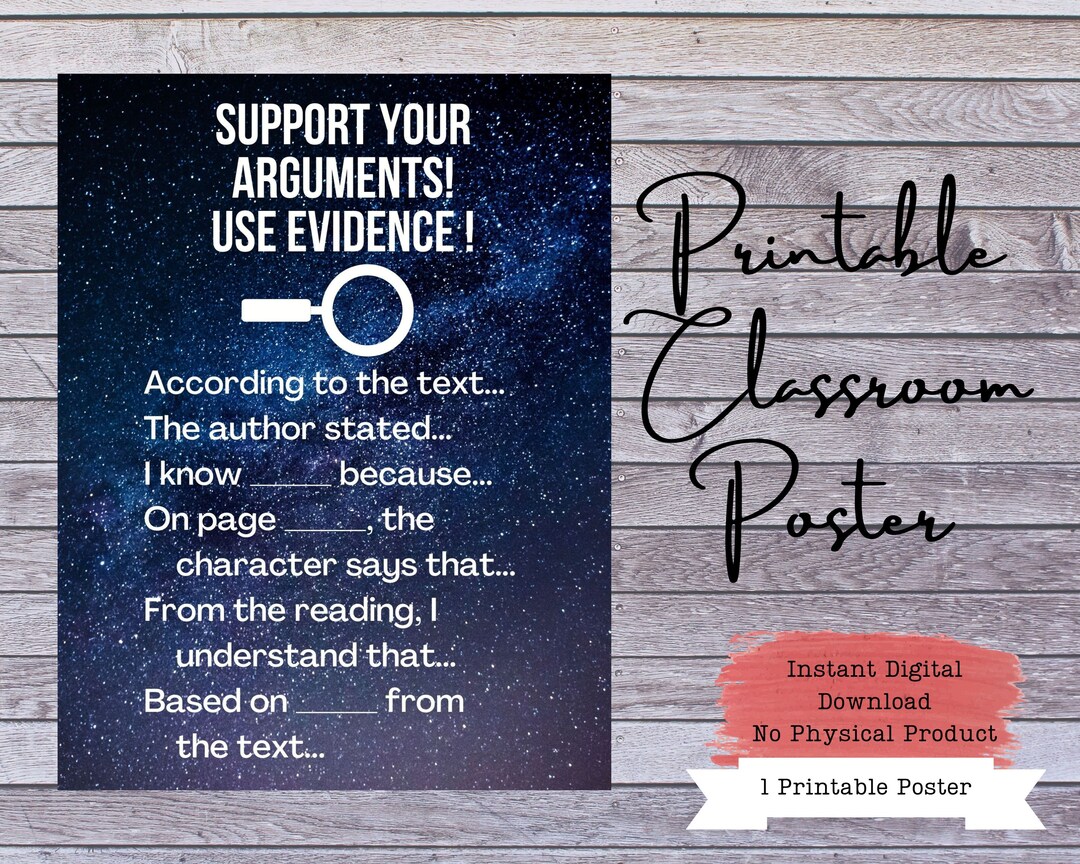 Literary Analysis, Classroom Printable, Teacher Poster, Literary Poster ...