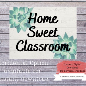 Home Sweet Classroom, Classroom Printables, Classroom Download, Class ...