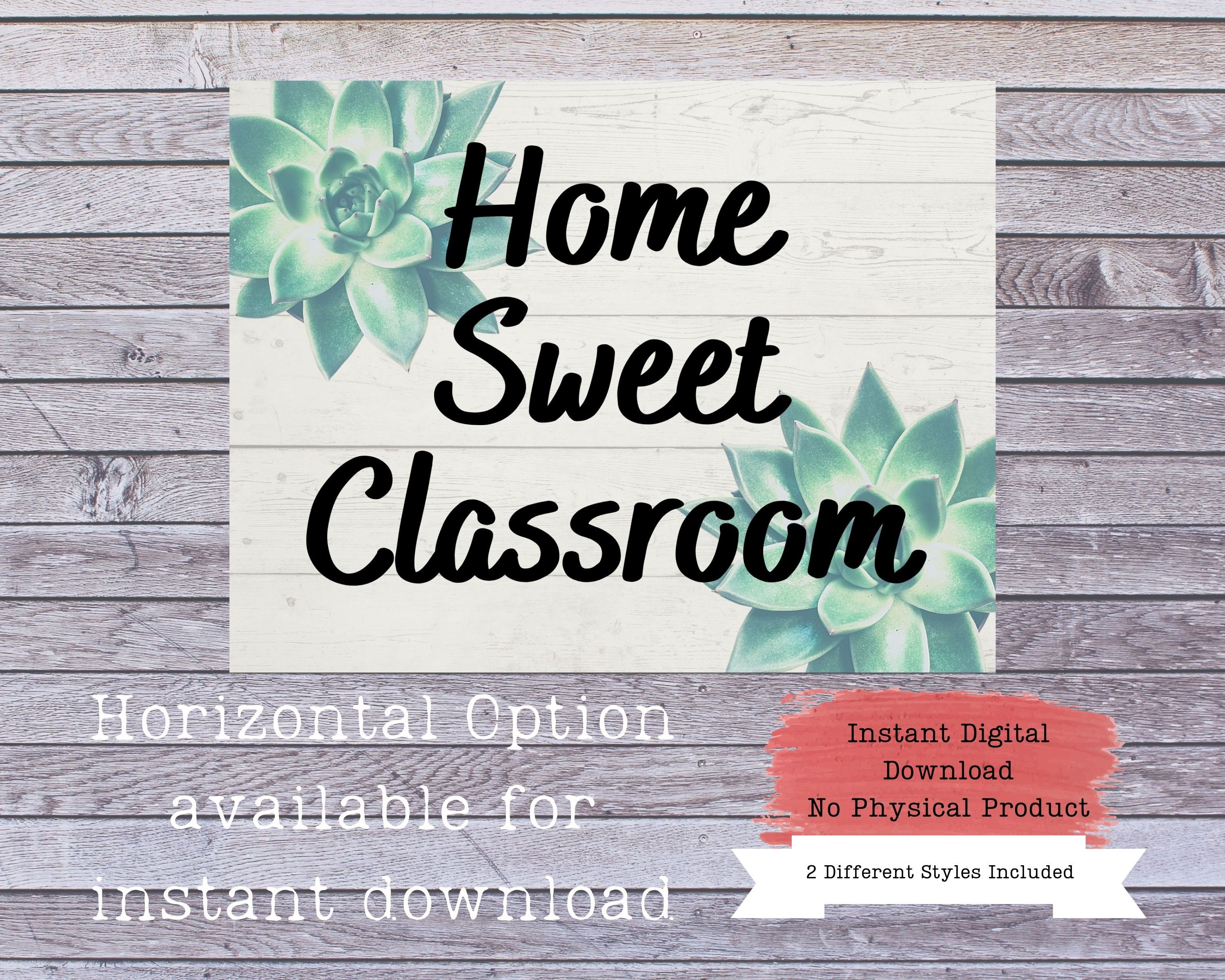 Home Sweet Classroom, Classroom Printables, Classroom Download, Class ...