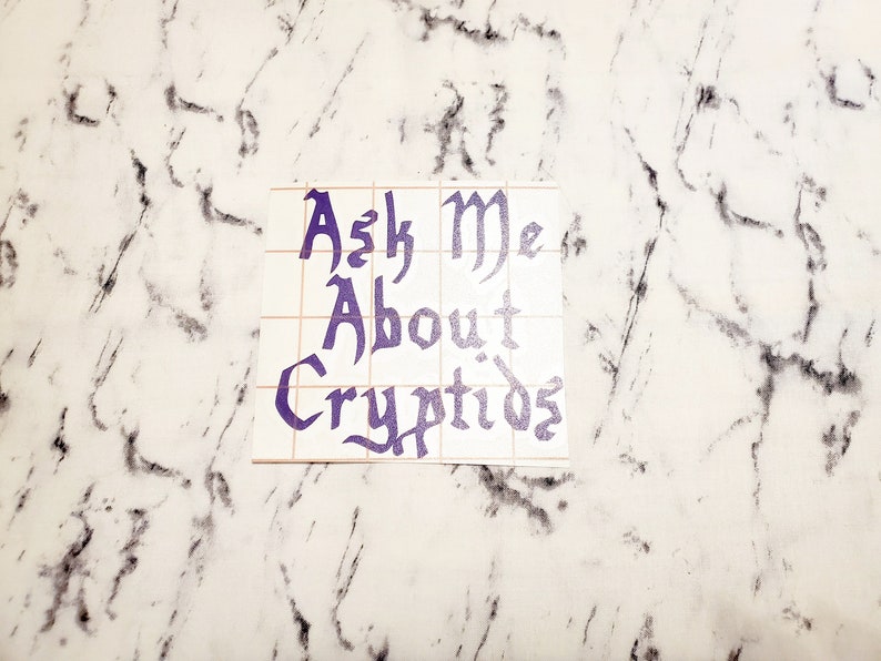 Cryptid Core Cryptid Witch Cryptid Bumper Sticker | Etsy