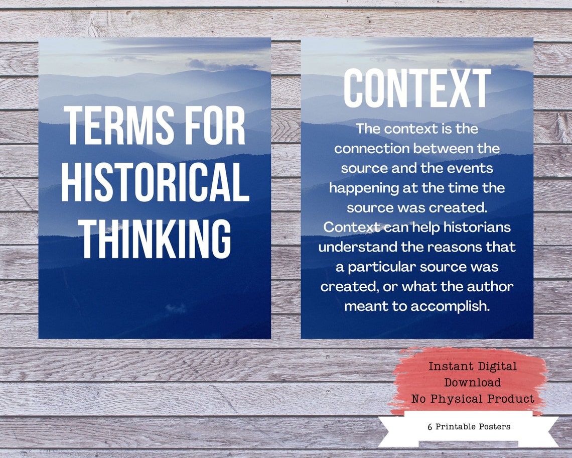 History Vocabulary Terms History Classroom History Class - Etsy