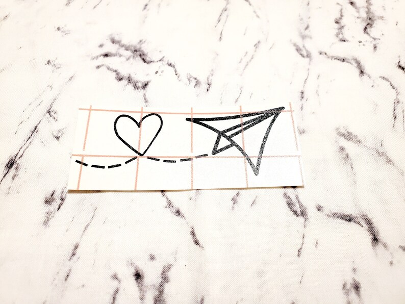 Paper Airplane Decal Suitcase Sticker Suitcase Decal Travel | Etsy