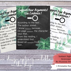 Literary Analysis, Classroom Printable, Classroom Download, Teacher ...