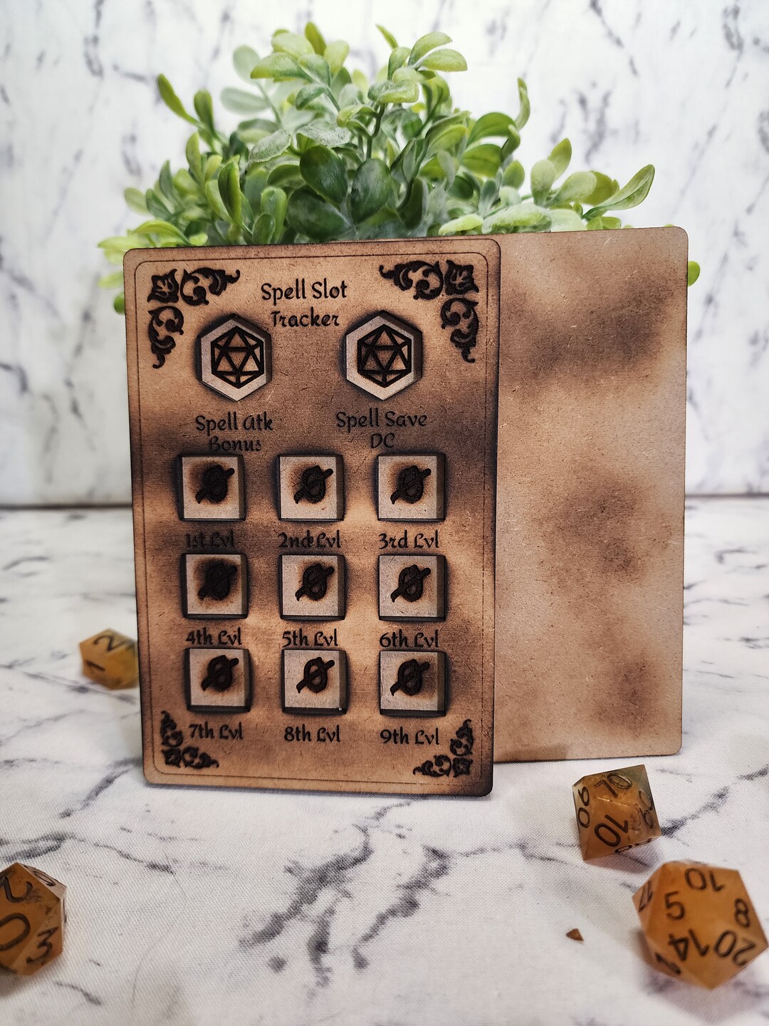 Spell Slot Tracker, RPG Spell Counter, RPG Game Aid, RPG Accessories ...