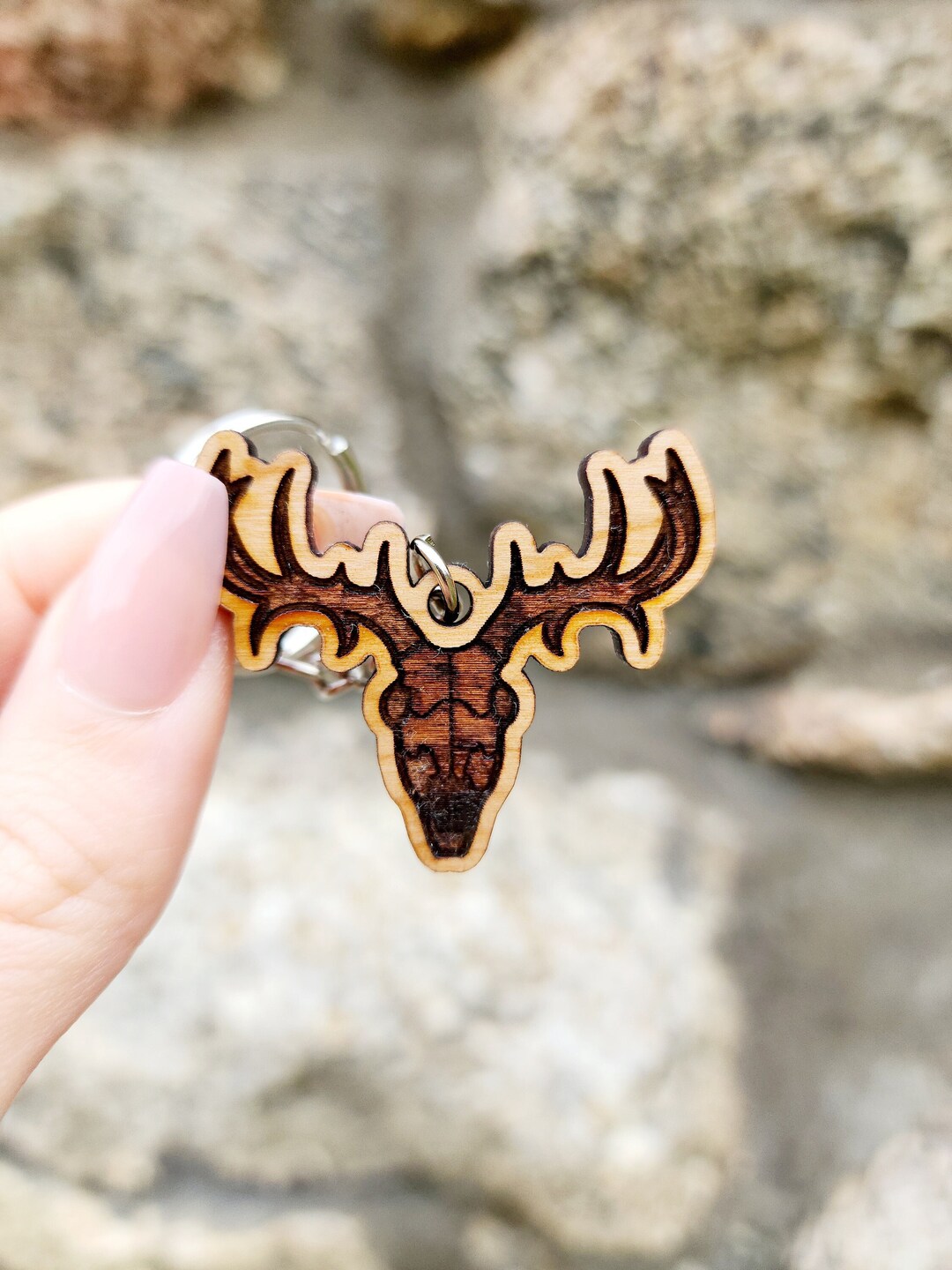 Wendigo Cryptid Keychain, Cryptid Lore, Cryptozoology, Monster Keychain ...