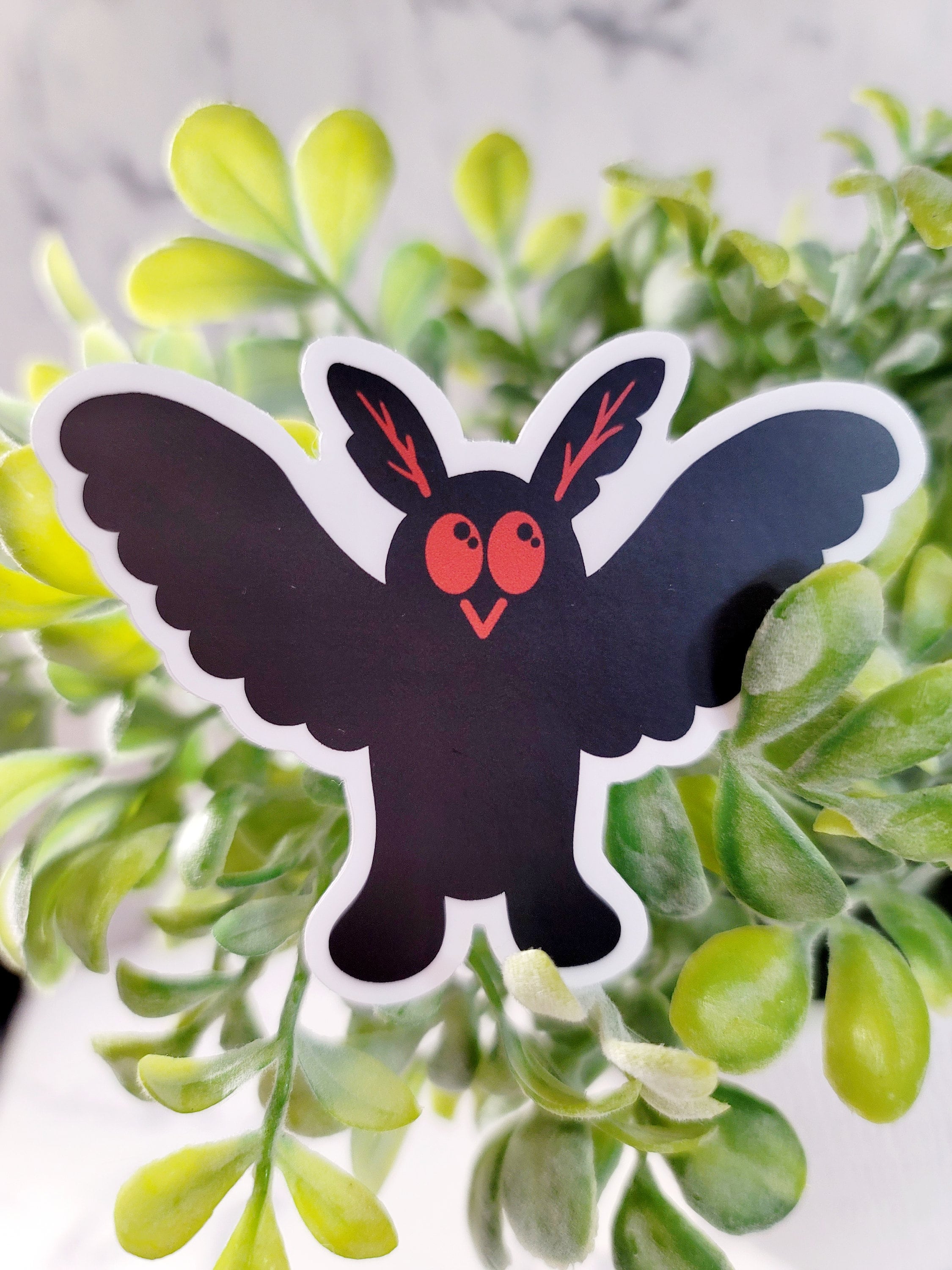 Mothman Sticker 3 Inch Sticker Mothman Gifts Mothman Art - Etsy UK