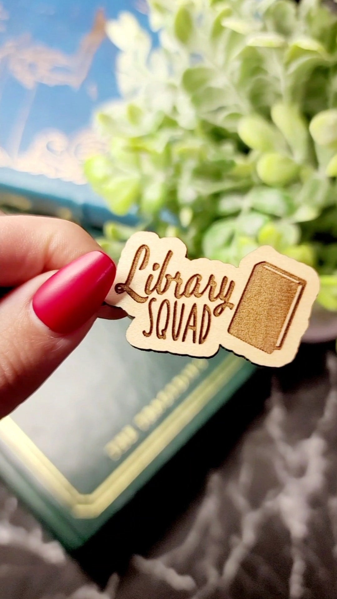 Library Squad Book Keychain, Librarian Keychain, Librarian Gift, Gift ...